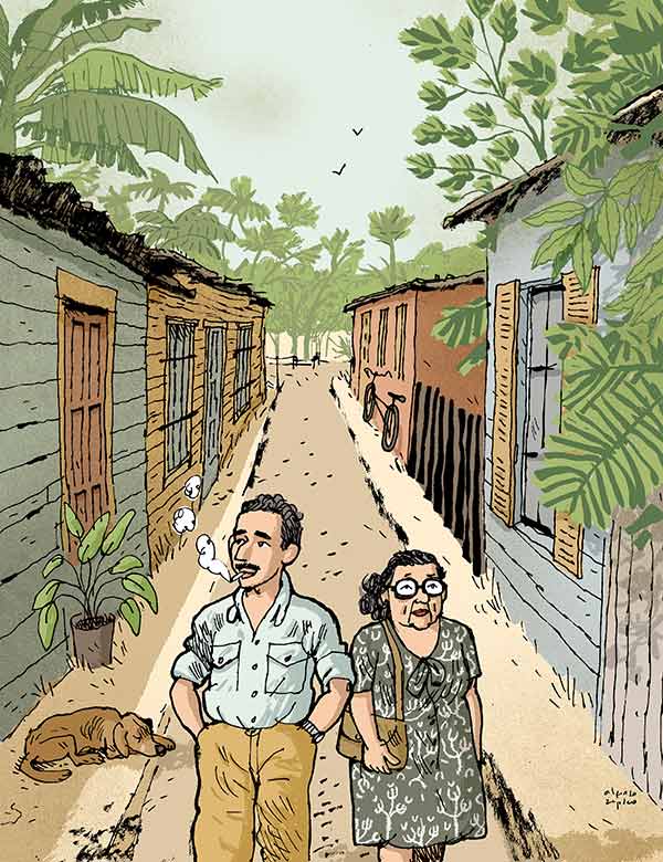 Gabriel Garcia Marquez Dibujo